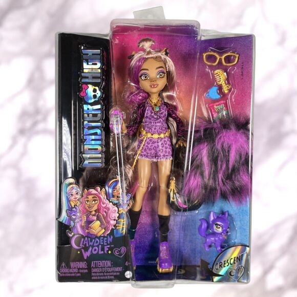 monster high | Toys | Monster High Clawdeen Wolf Doll Werewolf Crescent ...
